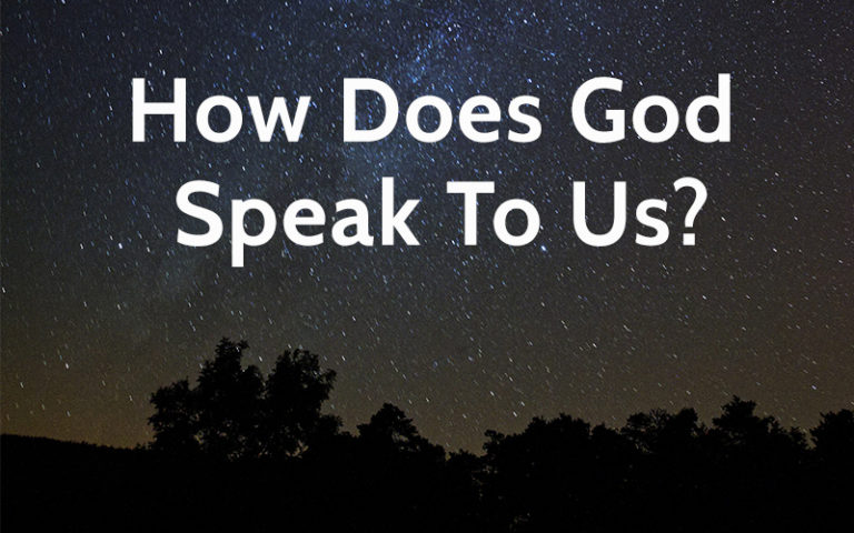 How Does God Speak To Us | Clayton Community Church