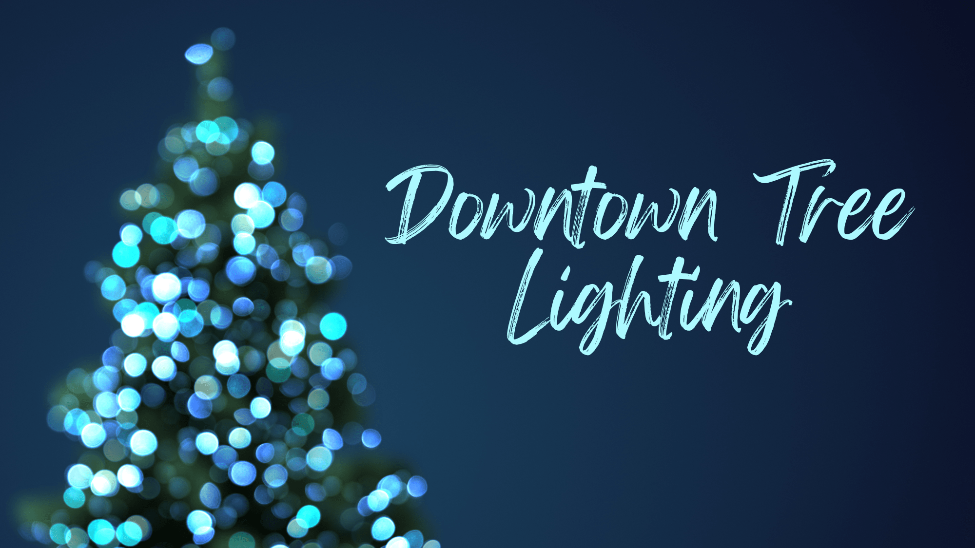 Downtown Tree Lighting 2023 (16 × 9 in) | Clayton Community Church